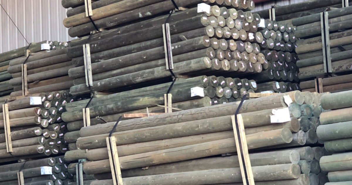 Treated Round Posts | Doman